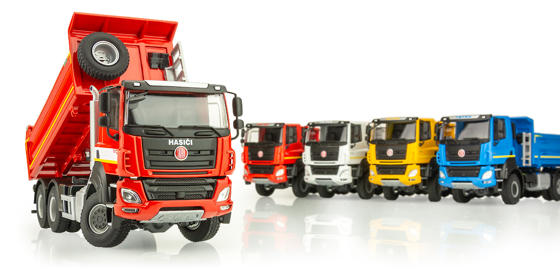 TATRA PHOENIX 6×6 SKLÁPĚČ ČERVENÁ